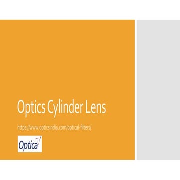 Optics cylinder lens | PPT