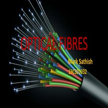 Optics fibres | PPT