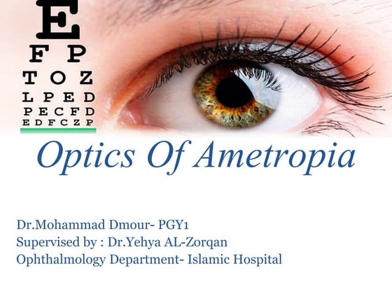 Optics of ametropia | PPT