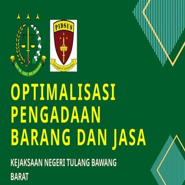 OPTIMALISASI PENGADAAN BARANG DAN JASA RISKY FANY ARDHIANSYAH.pptx