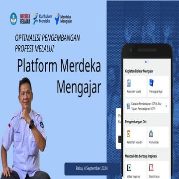 Optimalisasi Pengembangan Profesi Melalui Platform Merdeka Mengajar ...