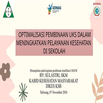 OPTIMALISASI UKS.pptx . | PPTX