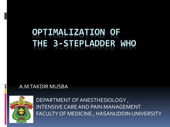 4. WHO analgesic ladder.pptx