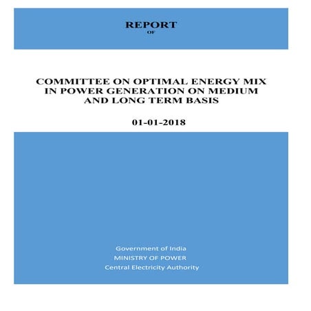 Optimal Energy Mix and Power | PDF