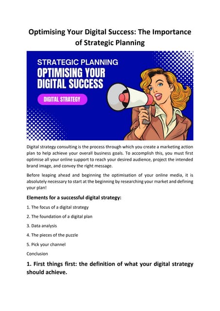 Digital Marketing Strategy Guide | PPT