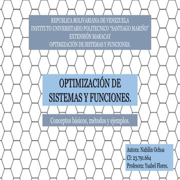 Optimización de sistemas y funciones: conceptos, métodos y ejemplos. | PPTX | Programming ...