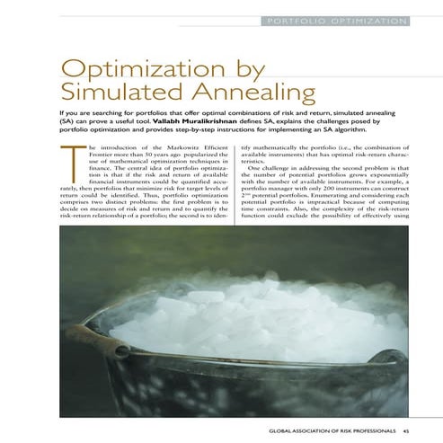 Optimization By Simulated Annealing | PDF