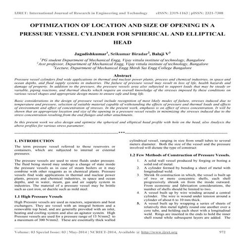 Design of End Closure in pressure vessel | PPTX