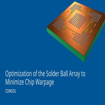 Optimization_SolderBallArraySolderBallArray | PPTX