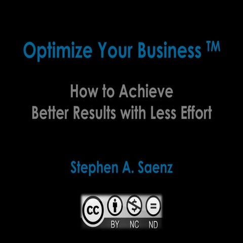 Optimize Your Business Ppt Free Download