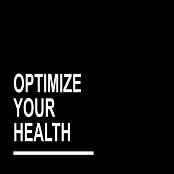 Optimize your health | PPTX