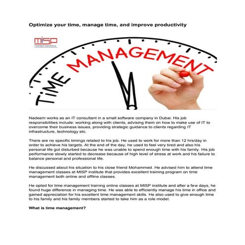 Overview of Kronos myTime | PPTX