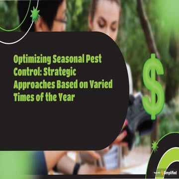 Seasonal Pest Control: Strategies for Different Times of the Year | PDF