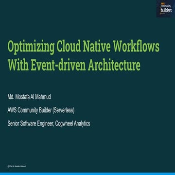 Optimizing Cloud Native Workflows with Even-Driven Architecture.pdf
