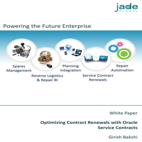 Optimizing Contract Renewals with Oracle Service Contracts | PDF