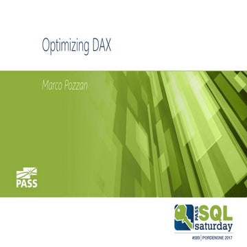 Optimizing dax | PPT