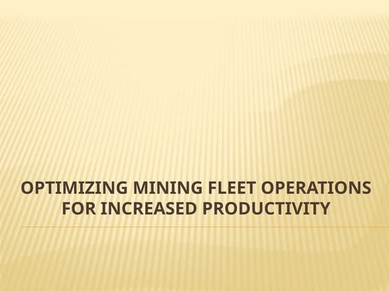 Drones in Monitoring Mining Transport Operations | PPT