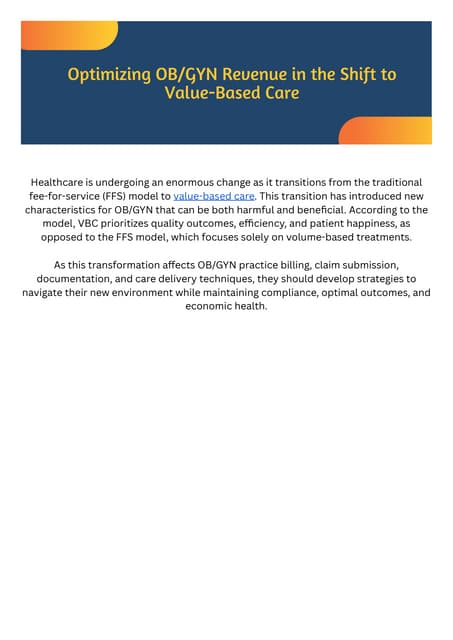 Optimizing Revenue Cycle Management in Pediatrics Practices | PDF