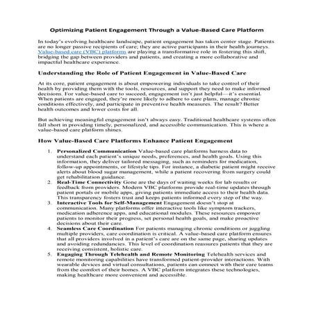 Optimizing Patient Engagement Through a Value Based Care Platform.pdf