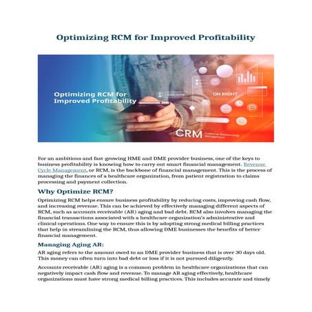 Optimizing RCM for Improved Profitability.docx