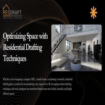 Optimizing Space with Residential Drafting Techniques | PDF