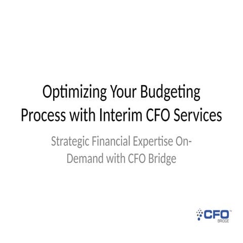 Optimizing Your Budgeting Process with Interim CFO Services.pptx