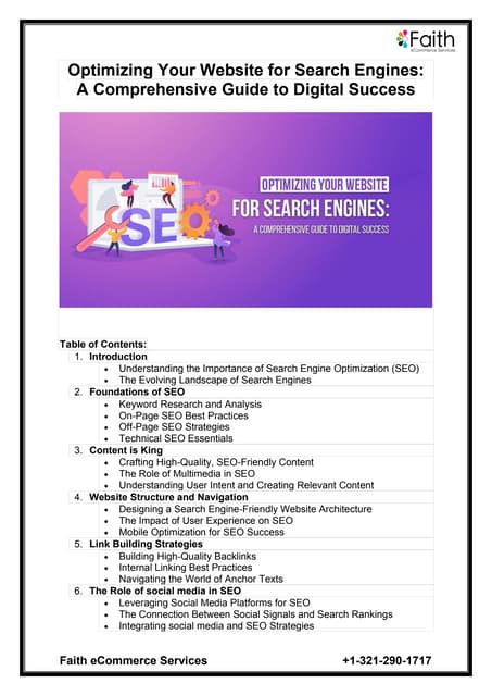 SEARCH ENGINE OPTIMIZATION (SEO) | PPTX | Search | Internet