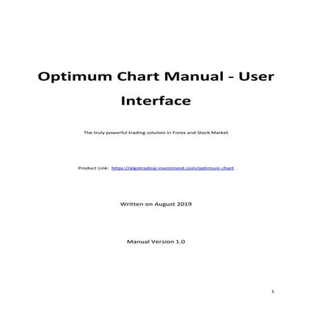 Optimum chart manual - user interface | PDF