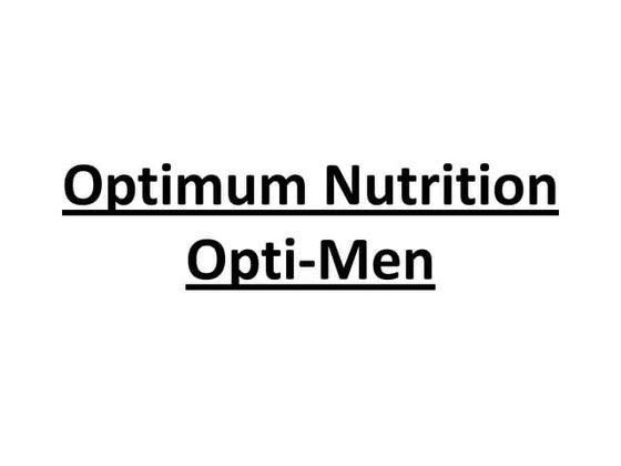 Optimum Nutrition Hydrobuilder | PPT
