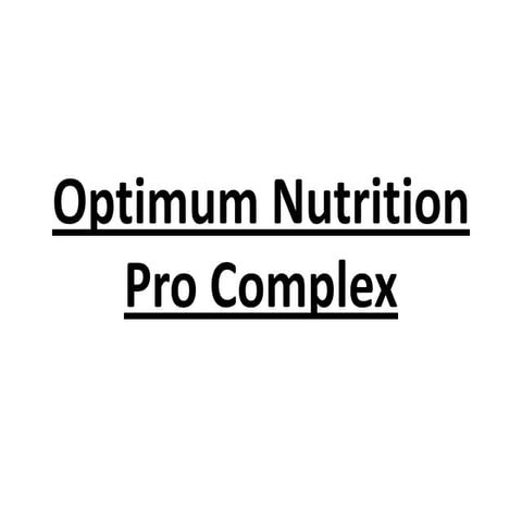 Optimum Nutrition Pro Complex Gainer