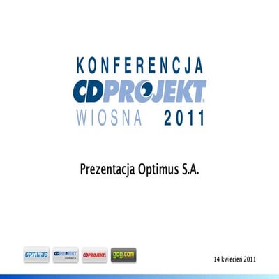 Optimus konferencja wiosenna_2011 | PDF