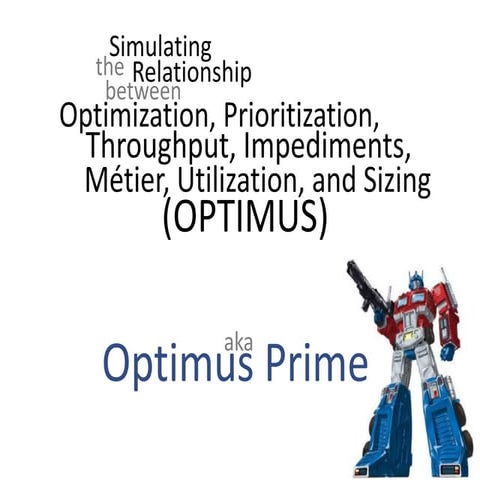 Optimus Prime: a Game to understand the relationship of Optimization ...