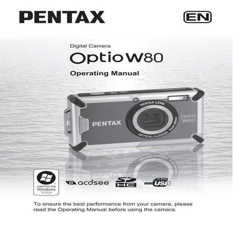 Optio w80 no-pw | PDF