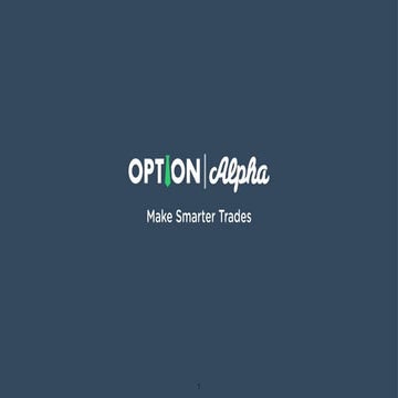 Option Alpha Pitch Deck | PDF