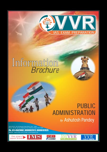 Dr Vivek Raj best known teacher of Public admin | PDF