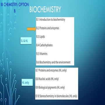 IB Chemistry Option B 2 Biochemistry.pptx
