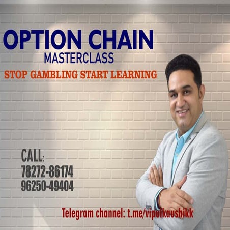 Option chain masterclass strategy vipul kaushikk | PDF