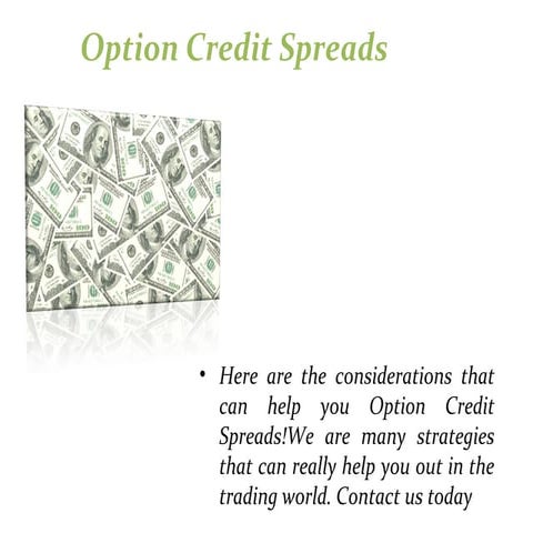 Option credit spreads | PPT