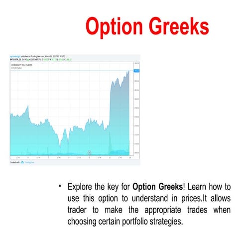 Option greeks | PPT