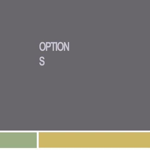 Options pricing and valuation techniques | PPTX