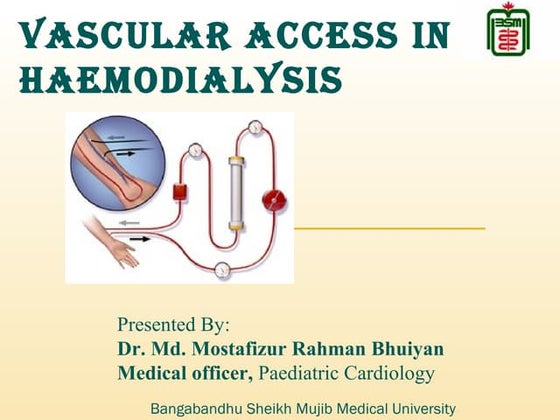 Temporary vascular access for hemodialysis | PPT