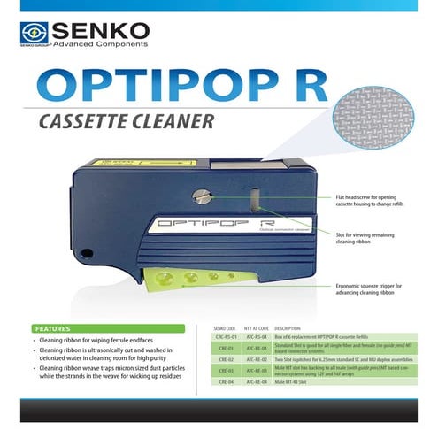 Optipop r cassette cleaner handout 2019 | PDF