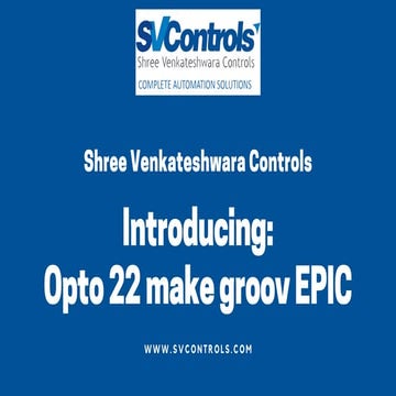 Opto 22 groov epic | PDF