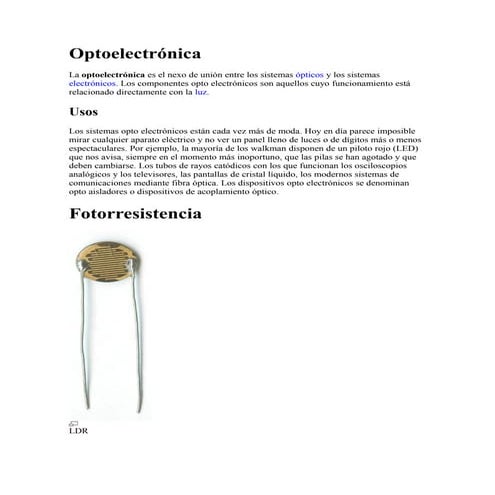 Optoelectrónica | DOC