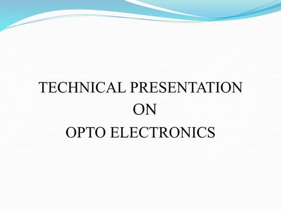 optoelectronics device | PDF