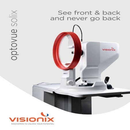 Optovue Solix FullRange OCT brochure from Visionix | PDF