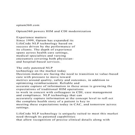 optum360.comOptum360 powers HIM and CDI modernizationE.docx