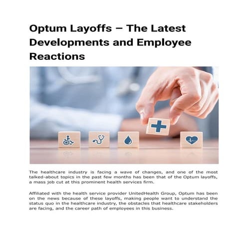 Optum Layoffs – The Latest Developments and Employee Reactions | PDF