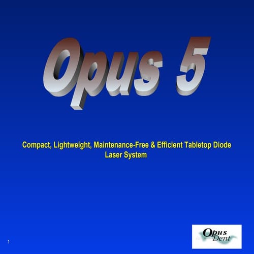 Laterna Lasera - Opus 5 | PPT