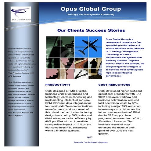 Client Portfolio Consulting Success Stories 2015 | PDF